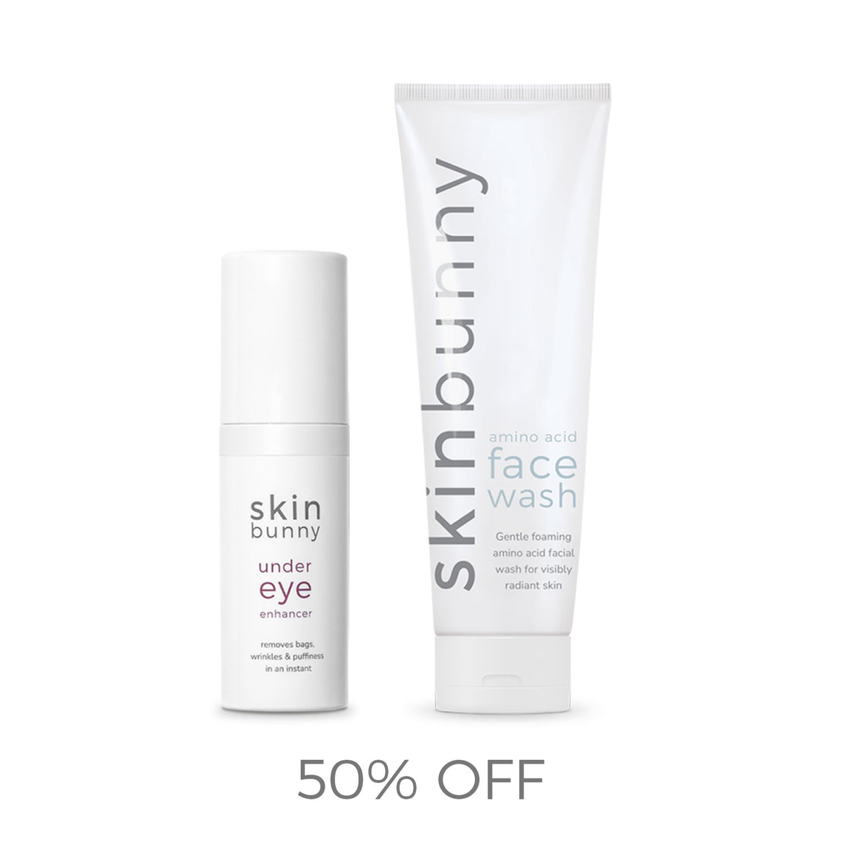 Under Eye Enhancer with our Amino Acid Face Wash – Skin Bunny
