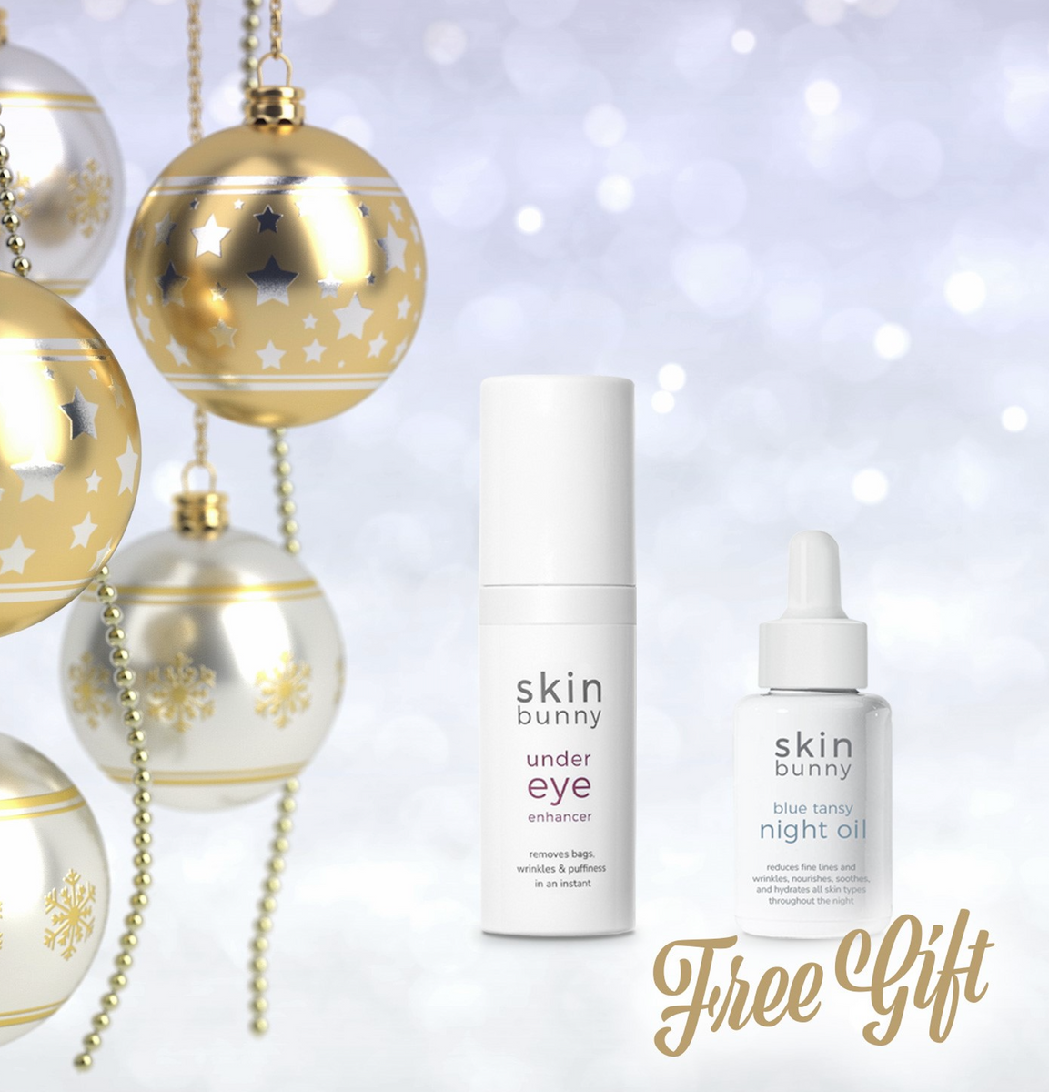 Skinbunny under eye enhancer with our Blue Tansy Night oil FREE – Skin ...